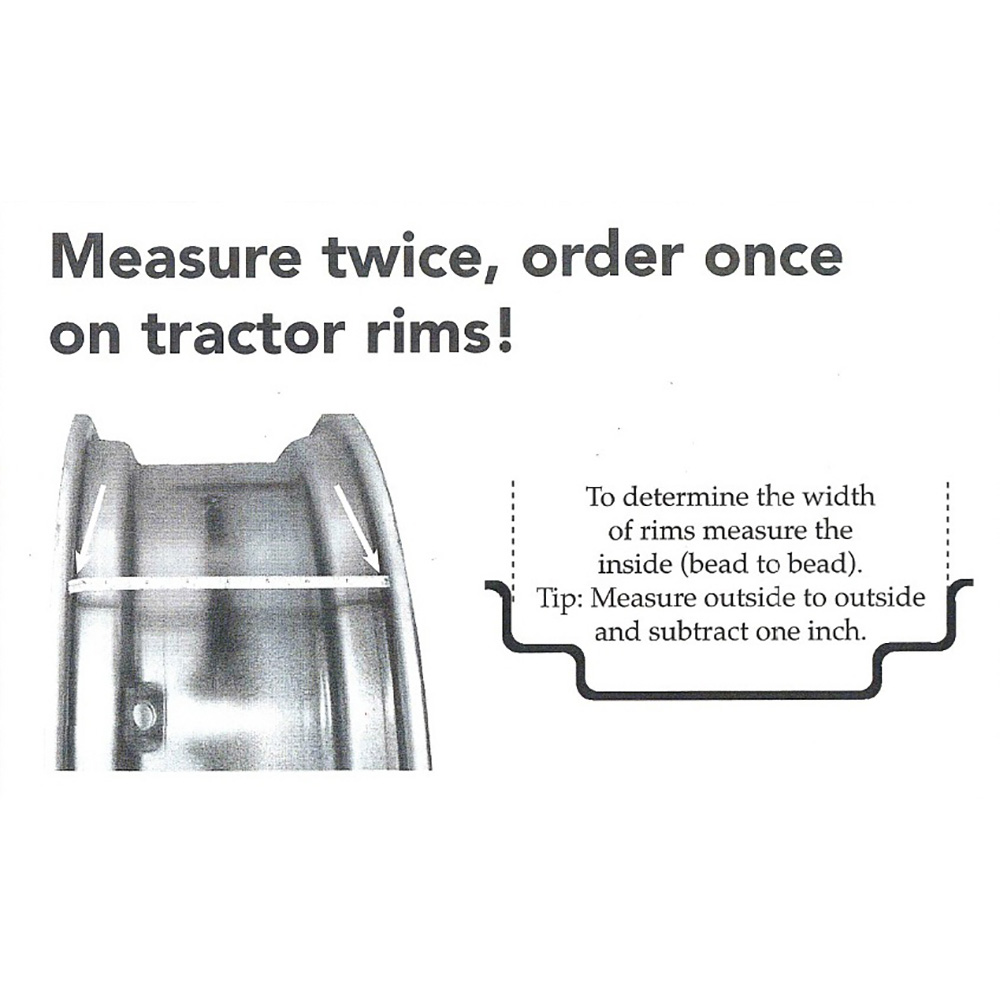 7x24 Tractor Rear Wheel Rim for Farmall Fits Cub Tractors 8.3-24 Tire ...